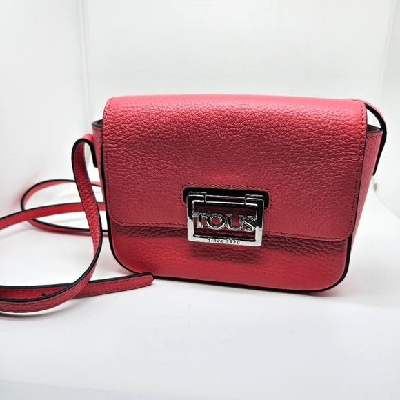 Tous | Bags | Tous Small Crossbody Bag Pink Genuine Leather | Poshmark